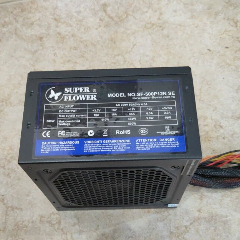 Jual PSU Power Supply 500Watt Super Flower 80plus | Shopee Indonesia