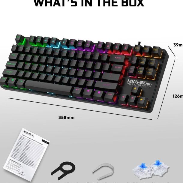 Jual Armaggeddon Mka-2C Pro Mechanical Gaming Keyboard Tkl Rgb | Shopee ...