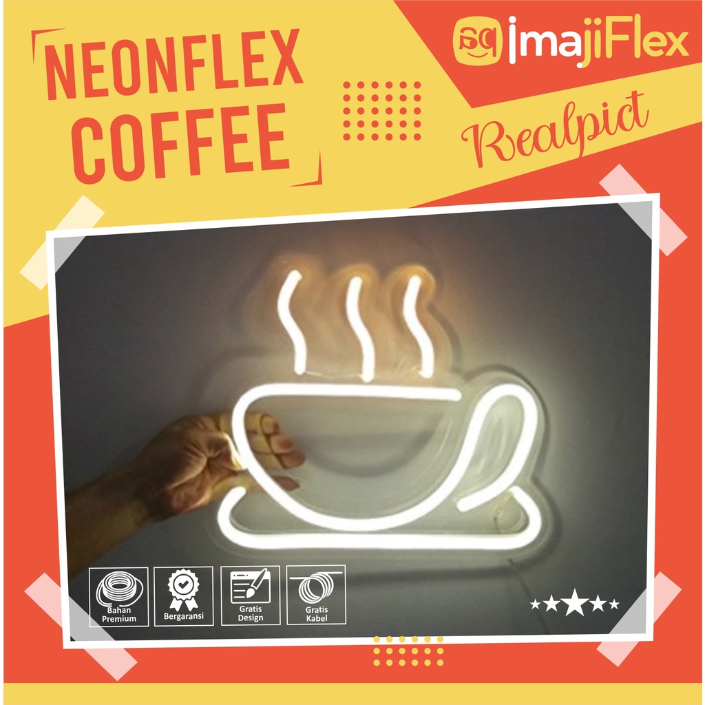Jual Neon Sign Logo Coffee, Neon Kopi, Neon Cafe | Shopee Indonesia