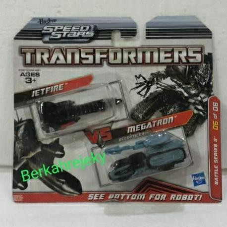 Jual Ready Stok MOBIL DIEC SPEED STARS TRANSFORMERS JETFIRE VS MEGATRON ...