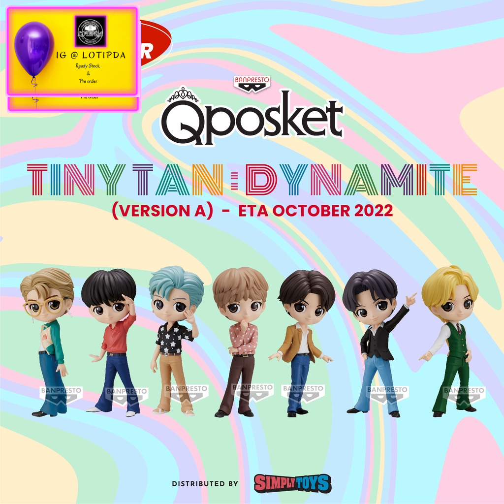 Jual Bandai QPosket Tinytan (BTS) Dynamite Official FIGURINE TINYTAN ORIGINAL | Shopee Indonesia