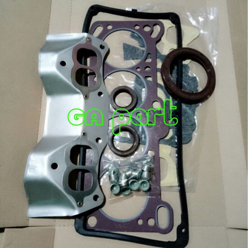 Jual gasket full set paking set kop mitsubishi t120ss 1300cc 1500cc karburator 4G17 klingrit ...