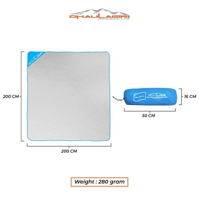 Jual Matras Foil Dhaulagiri 200x200 Alumunium Camping Outdoor Alas ...