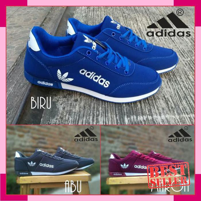 Jual sepatu pria adidas marathon running olahraga dan lifestyle A5611 ...