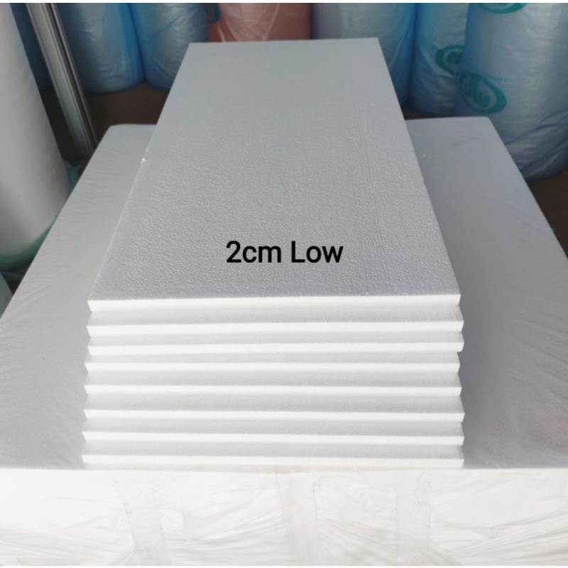 Jual Lembaran styrofoam Low 100×50×2cm/ Lembaran Foam papan sterofom ...