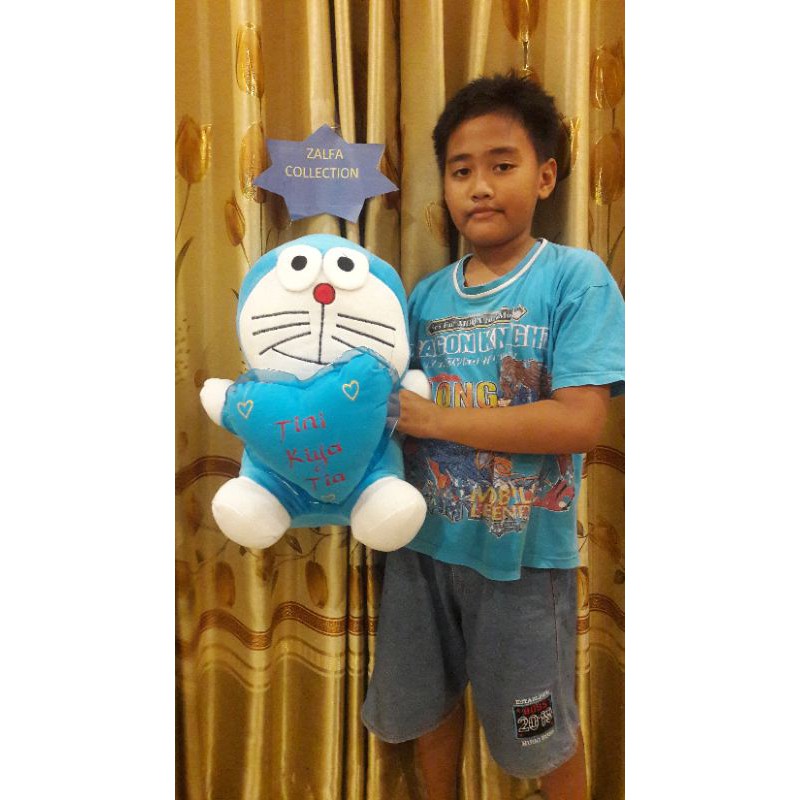 Jual BONEKA BAGUS DORAEMON JUMBO XL FREE NAMA | Shopee Indonesia