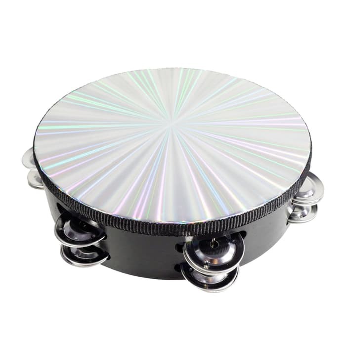 Jual Tamborin 8 Inch Hologram Double LT-208 Kecrekan Tambourine ...