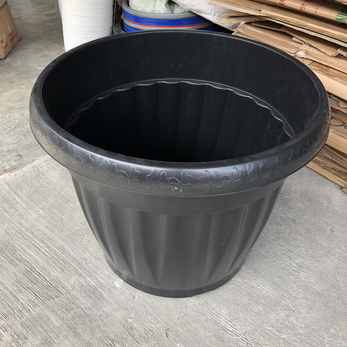 Jual Pot bunga plastik hitam diameter 70cm (AE) | Shopee Indonesia