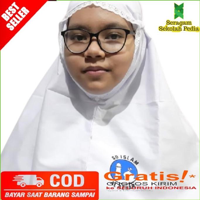 Jual Kerudung bergo anak SD al azhar bahan oxfor | Shopee Indonesia
