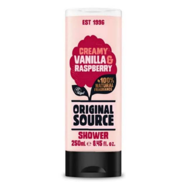 Jual Original Source Shower Creamy Vanilla & Raspberry 250ml | Shopee ...