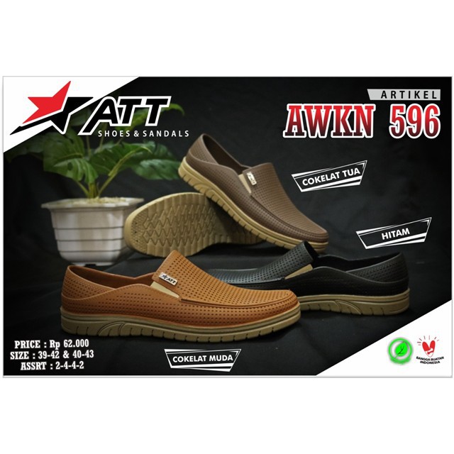 Jual gopro ATT AWKN 596 Sepatu Pria Dewasa Sepatu Formal Tanpa Tali ...