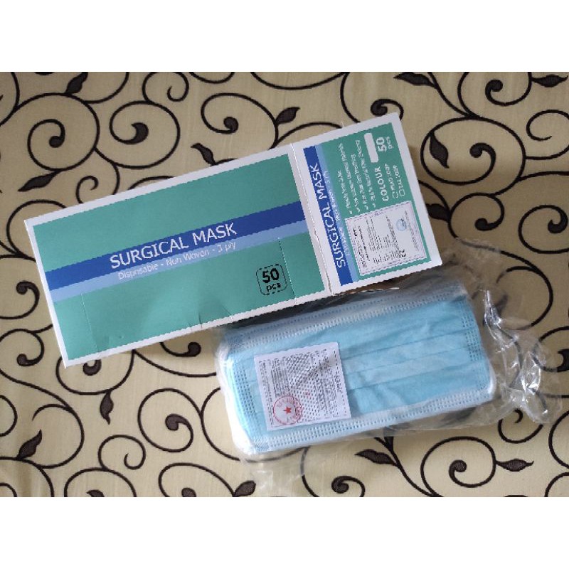 Jual Masker Earloop 3 Ply 3 Lapis 50pcs | Shopee Indonesia