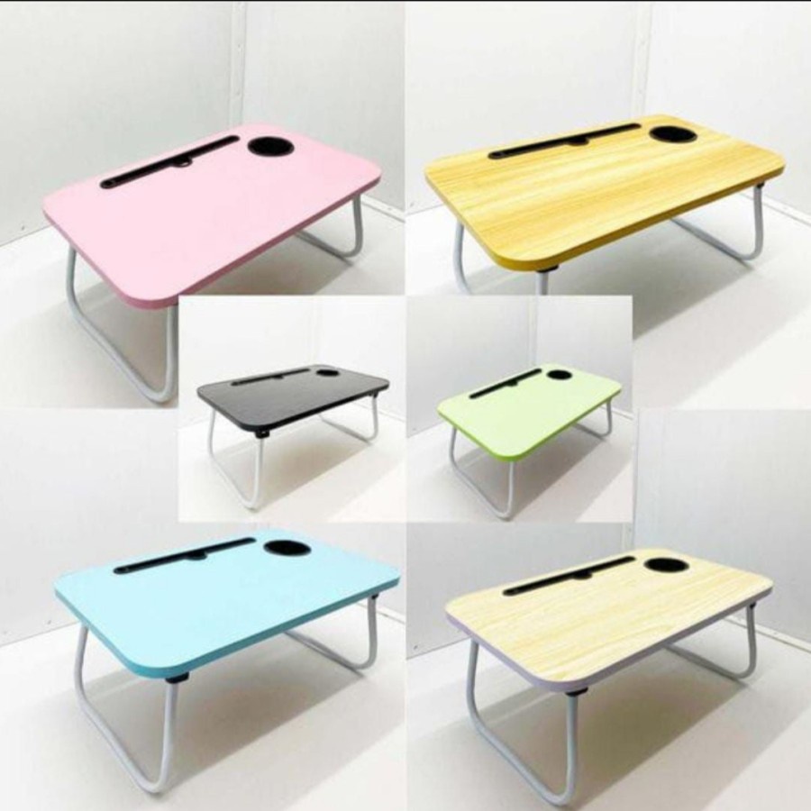 Jual MEJA LIPAT KAYU/[PREMIUM] POLOS MEJA LIPAT LAPTOP EXCLUSIVE ...