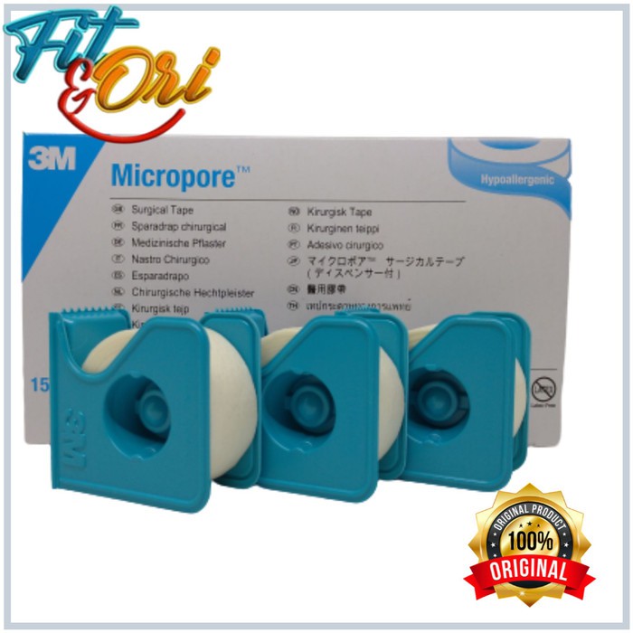 Jual Micropore 1inch/ Micropore 1 in/micropore 3M /plester 1 inch PER ...