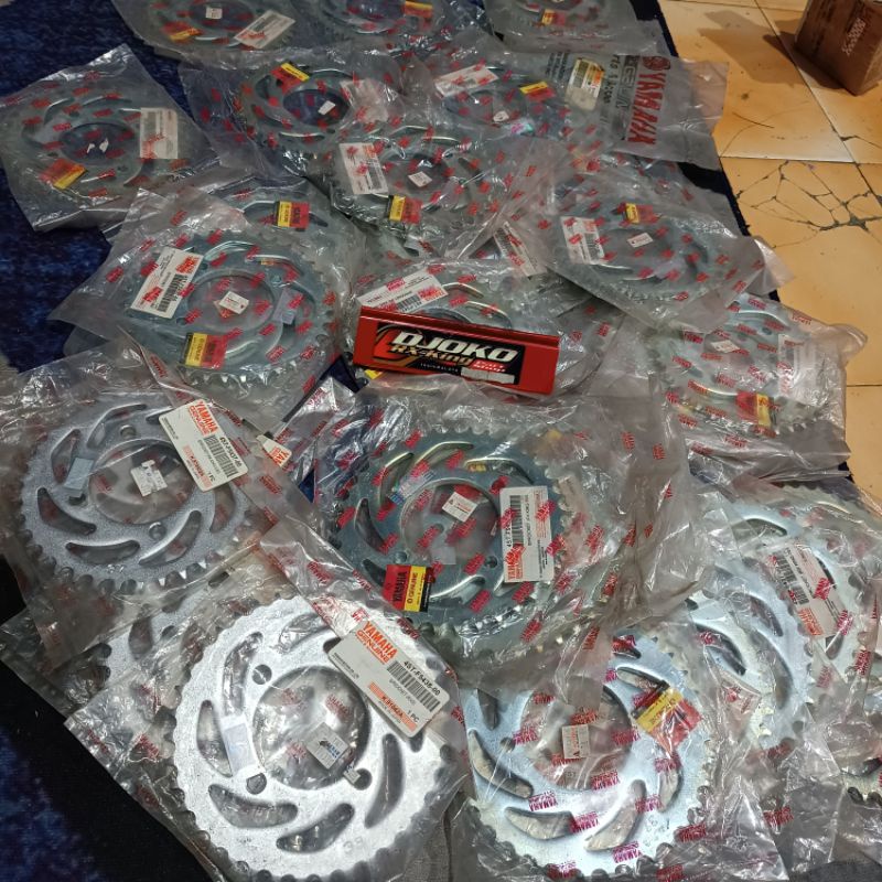 Jual GIR - GEAR - YAMAHA RX KING - 37T - 38T - ORIGINAL NOS JAPAN ...