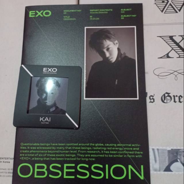 Jual Obsession EXO - Kai photobook document (Original) | Shopee Indonesia