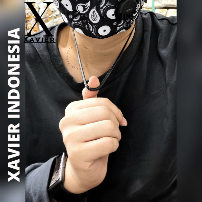 Jual KEXA Kalung Titanium Pria Anti Karat Model Ular Minyak | Shopee ...