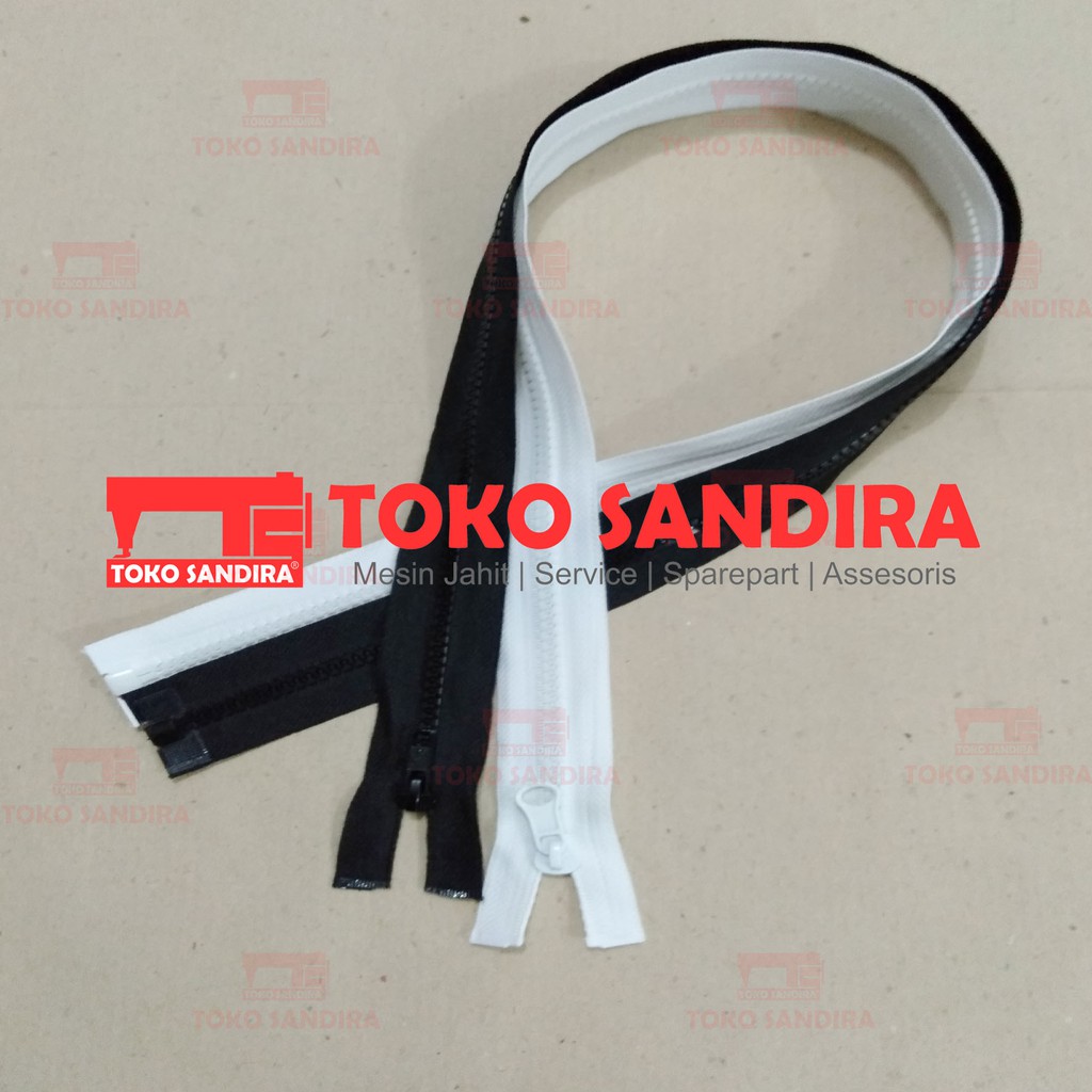 Jual 12 PCS RESLETING JAKET GIGI KASAR / ZIPPER JAKET 5 VISLON 28 INCI (70CM) | Shopee Indonesia