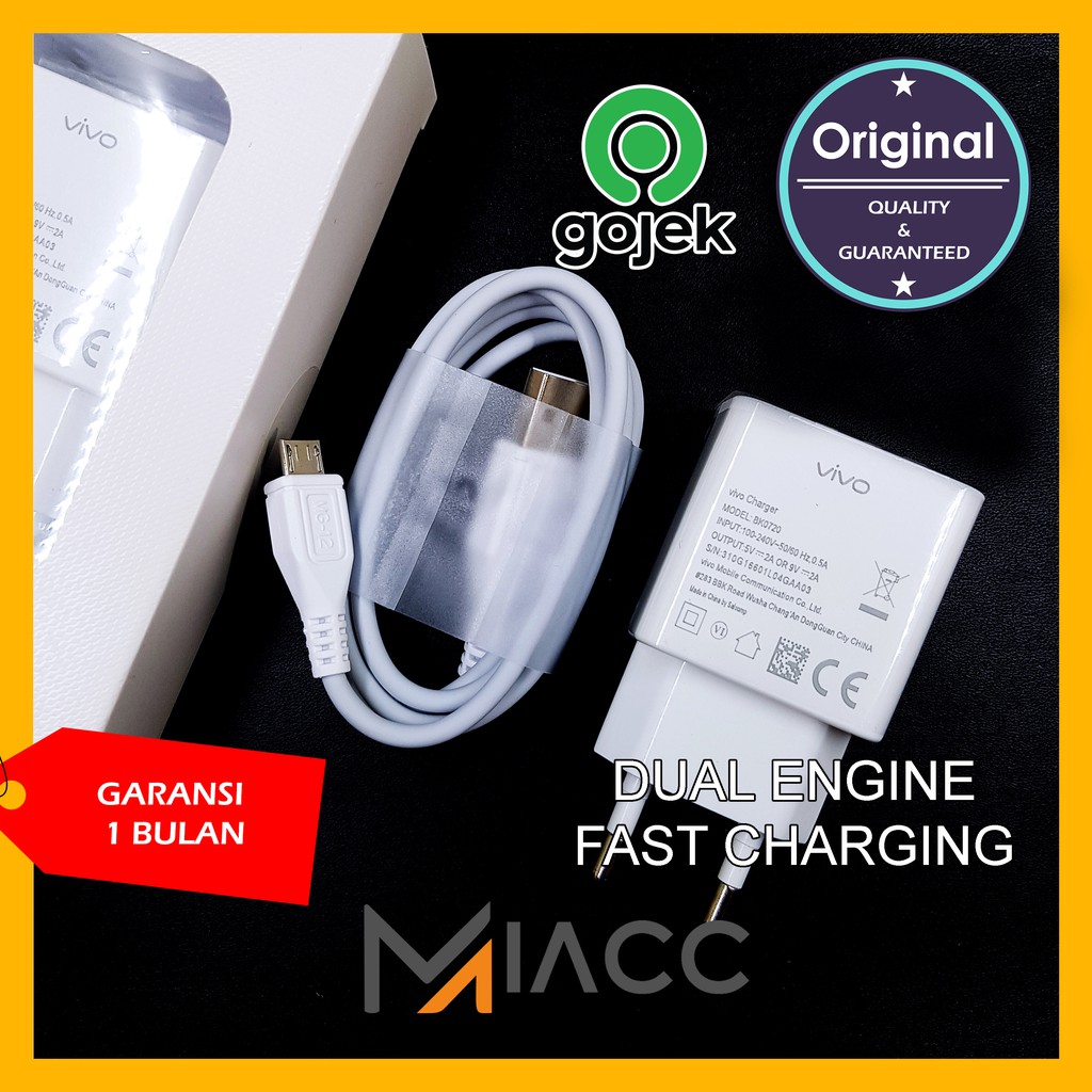 Jual CHARGER VIVO Y91C Y12 V5 V11 V9 V10 V7 Y91 Y81 Y19 Y30 MICRO DUAL ...
