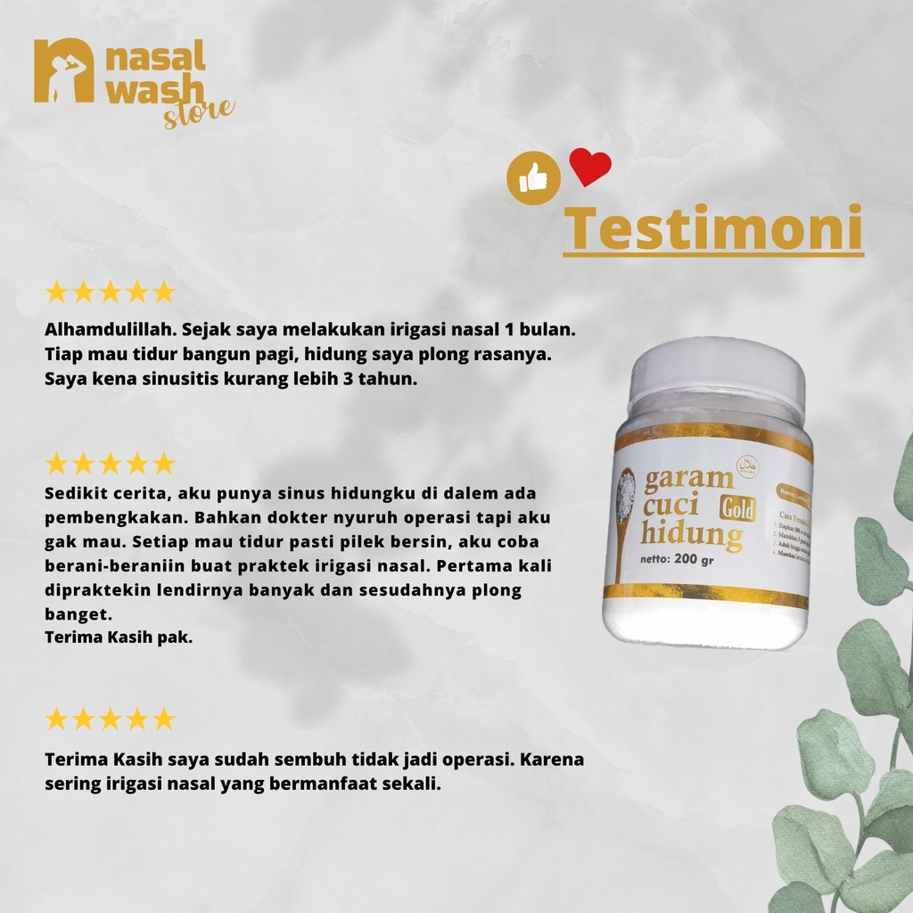Jual Paket Garam Cuci Hidung GOLD | Garam Sinusitis Kronis Rhinitis ...