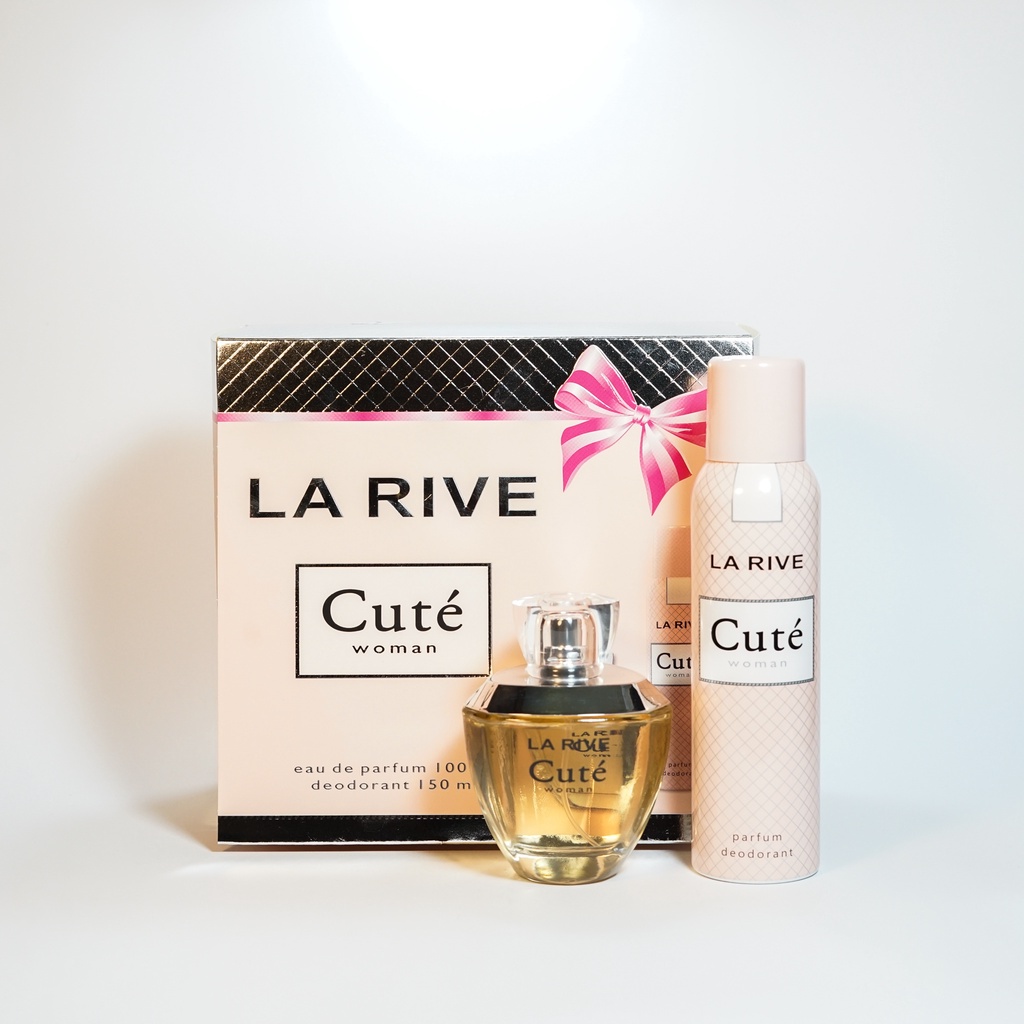 Jual La Rive Cute Women Gift Set Parfum & Deodorant EDP 100 ML | Shopee Indonesia
