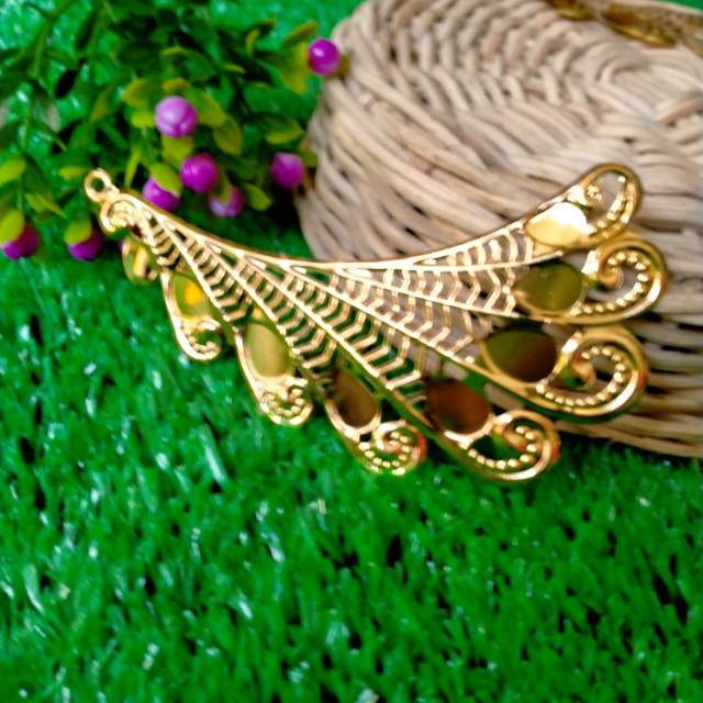 Jual Charm siku sudut mahar model merak bahan mahar dan craft aksesoris ...