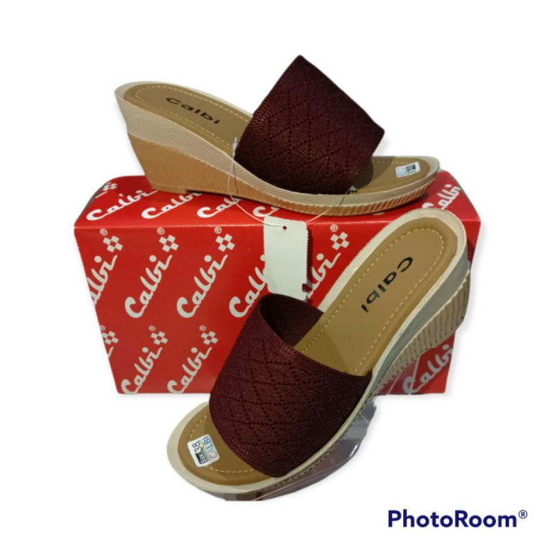 Jual SANDAL WANITA CALBI RAJUT HEELS | Shopee Indonesia