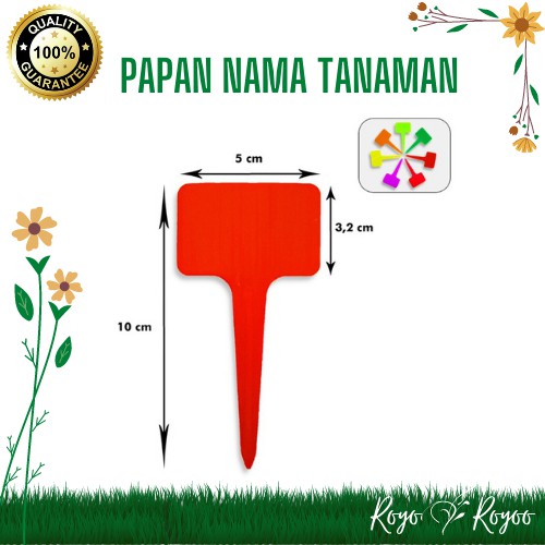 Jual Papan nama Board tulis Label Tanaman Bunga Tumbuhan Pohon Name Tag Tumbuhan Tanaman Kandang ...
