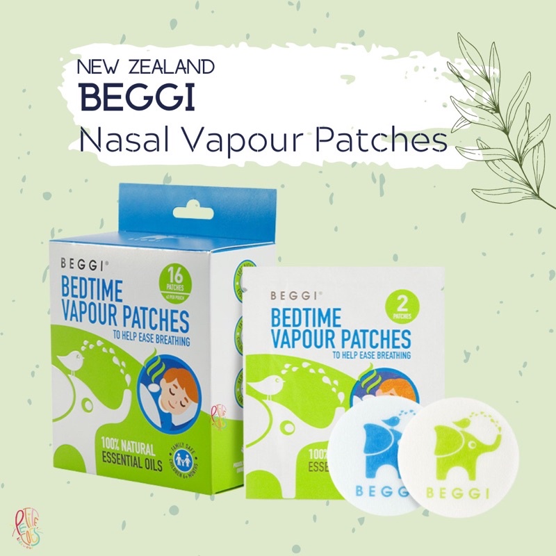 Jual New Zealand Beggi Bedtime Vapour Patches/ Koyo Pelega Nafas Anak ...