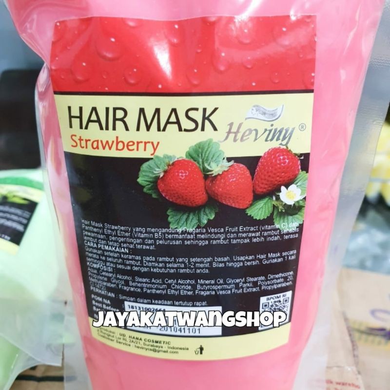 Jual MASKER RAMBUT Heviny Hair Mask 1kg Aroma Cholate Mint / Green Tea ...