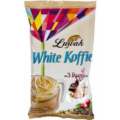Jual Luwak White Koffie 3 Rasa dan rasa original (Renceng isi 10 sachet ...