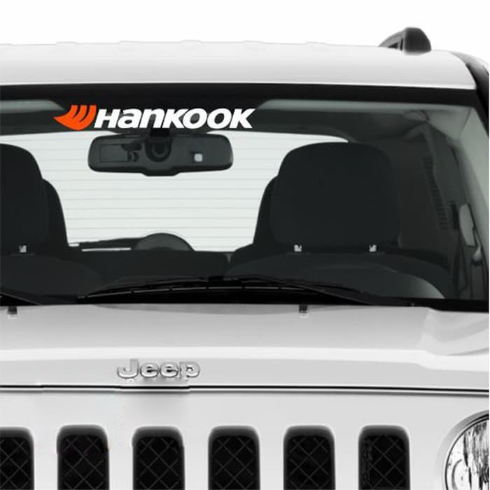Jual cutting sticker mobil Hankook Logo stiker kaca stiker body mobil ...
