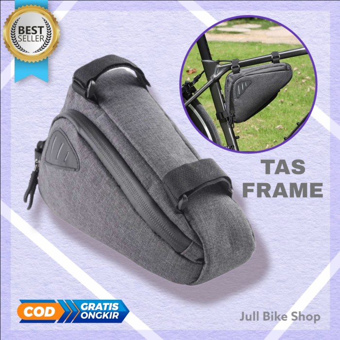 Jual Tas frame sepeda segitiga barang hp dompet mtb fixie road ...
