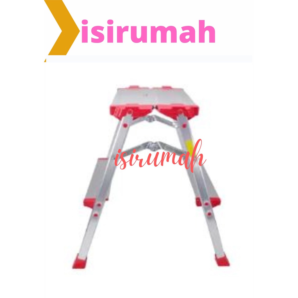 Jual Krisbow Tangga Ladder Aluminium Dengan Pijakan Lebar 2 Step ...