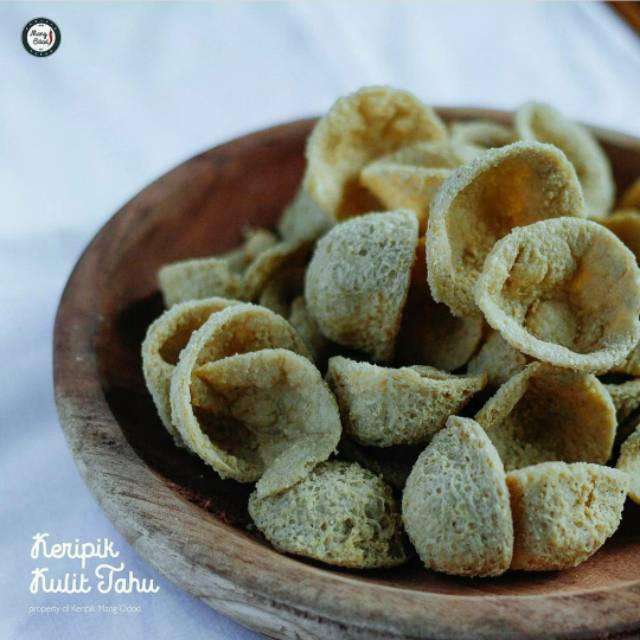 Jual Kerupuk kulit tahu / keripik tahu original 1/4 kg | Shopee Indonesia