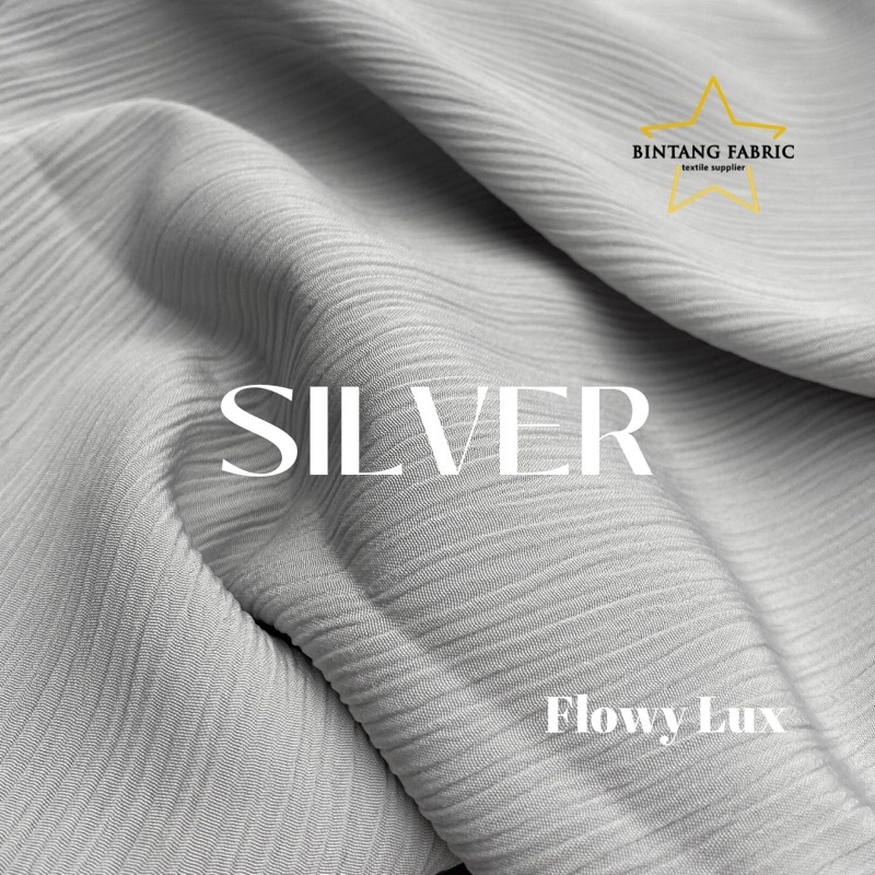 Jual Bahan Kain Flowy Lux Youryu Crinkle Airflow 0,5 meter | Shopee ...