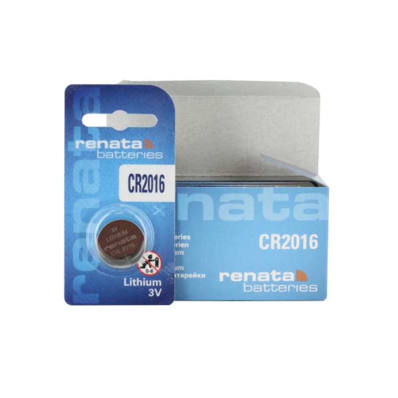Jual BATERAI RENATA CR2016 ORIGINAL LITHIUM BATTERY 3 VOLT | Shopee Indonesia