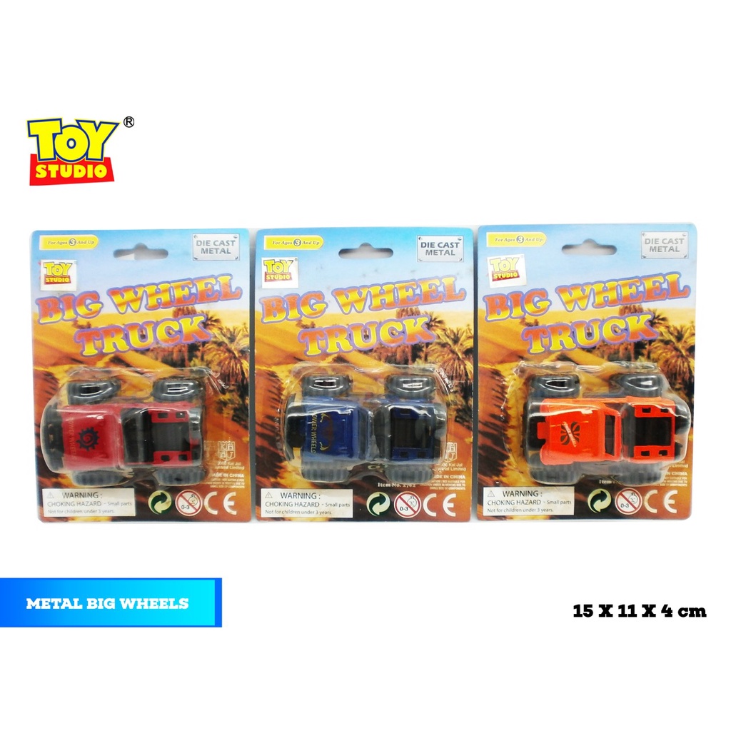Jual Mainan Toy Studio Metal Wheels Offroad Bigfoot Diecast Metal ...