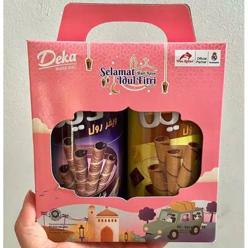 Jual DEKA Wafer Roll isi 2 kaleng | Shopee Indonesia