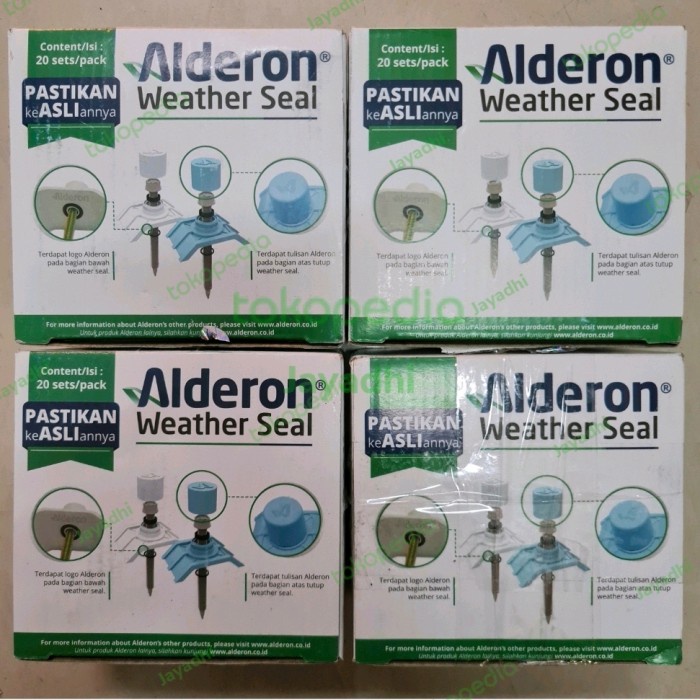 Jual Skrup Roofing Atap uPVC Alderon screw roofseal + tutup kepala baut ...
