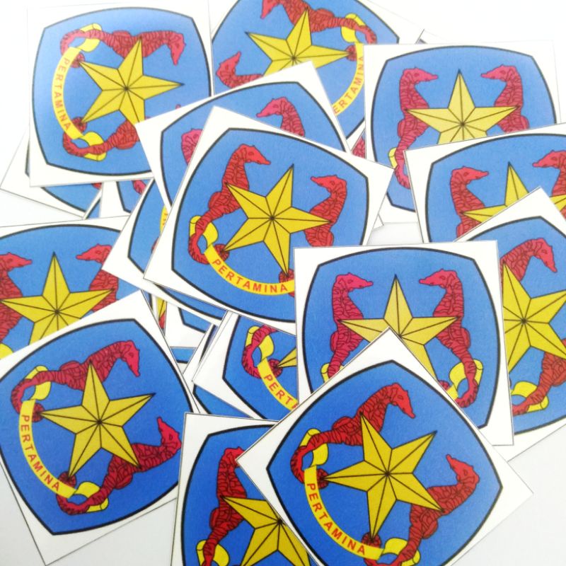 Jual stiker pertamina old logo (limited) stiker spbu old vintage ...