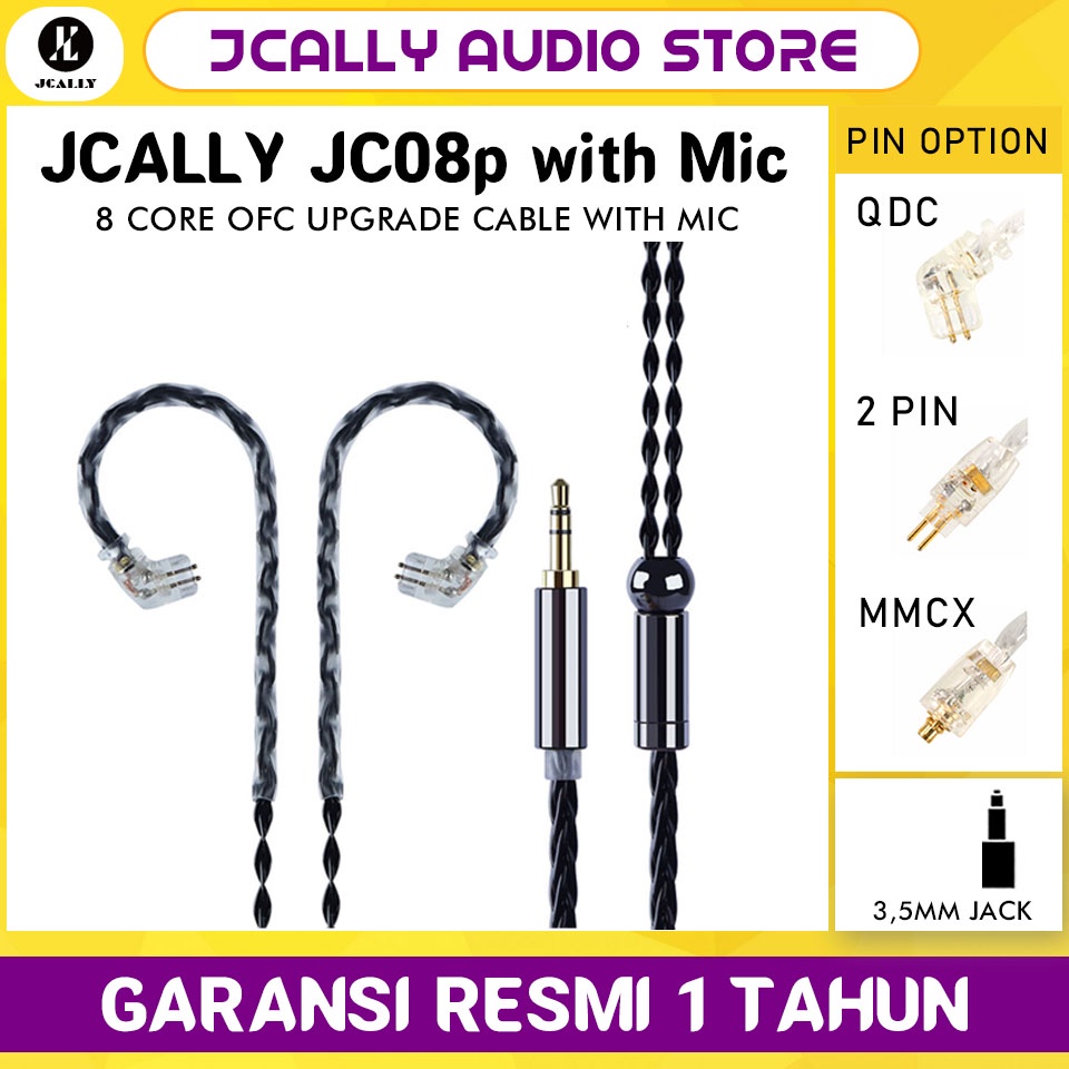 Jual JCALLY JC08p 8 Core with Mic | Shopee Indonesia