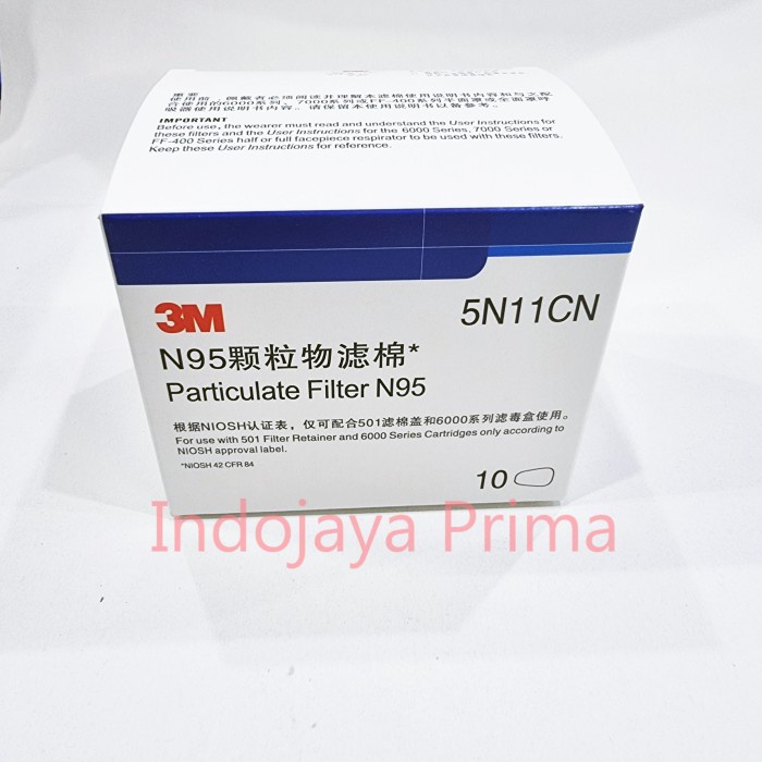 Jual 10pcs Filter Masker 3M 6200 7502 5N11 CN | Shopee Indonesia