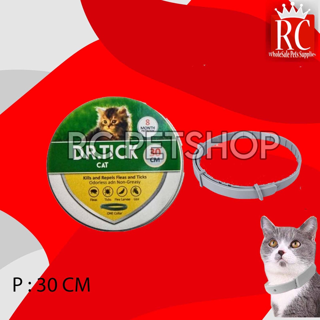 Jual DR Tick Kalung Anti Kutu Kucing Cat Flea Tick Collar 30 cm ...