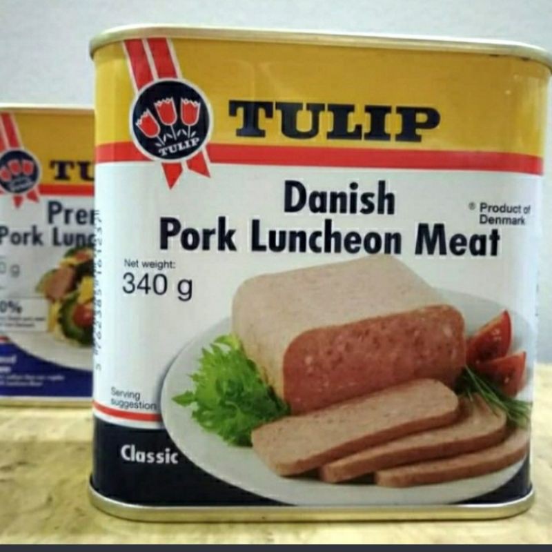 Jual Tulip Premium Pork luncheon Meat, Pork Danish Pork, With Bacon ...