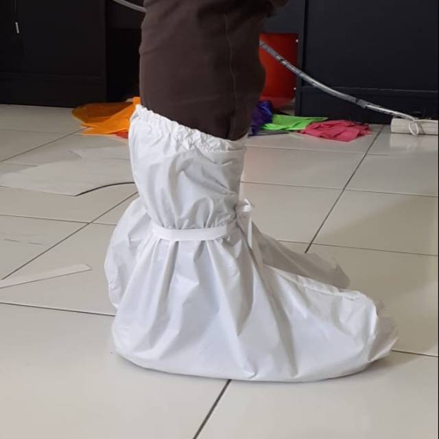 Jual Cover sepatu APD shoes Medis Pelindung Sepatu PVC | Shopee Indonesia