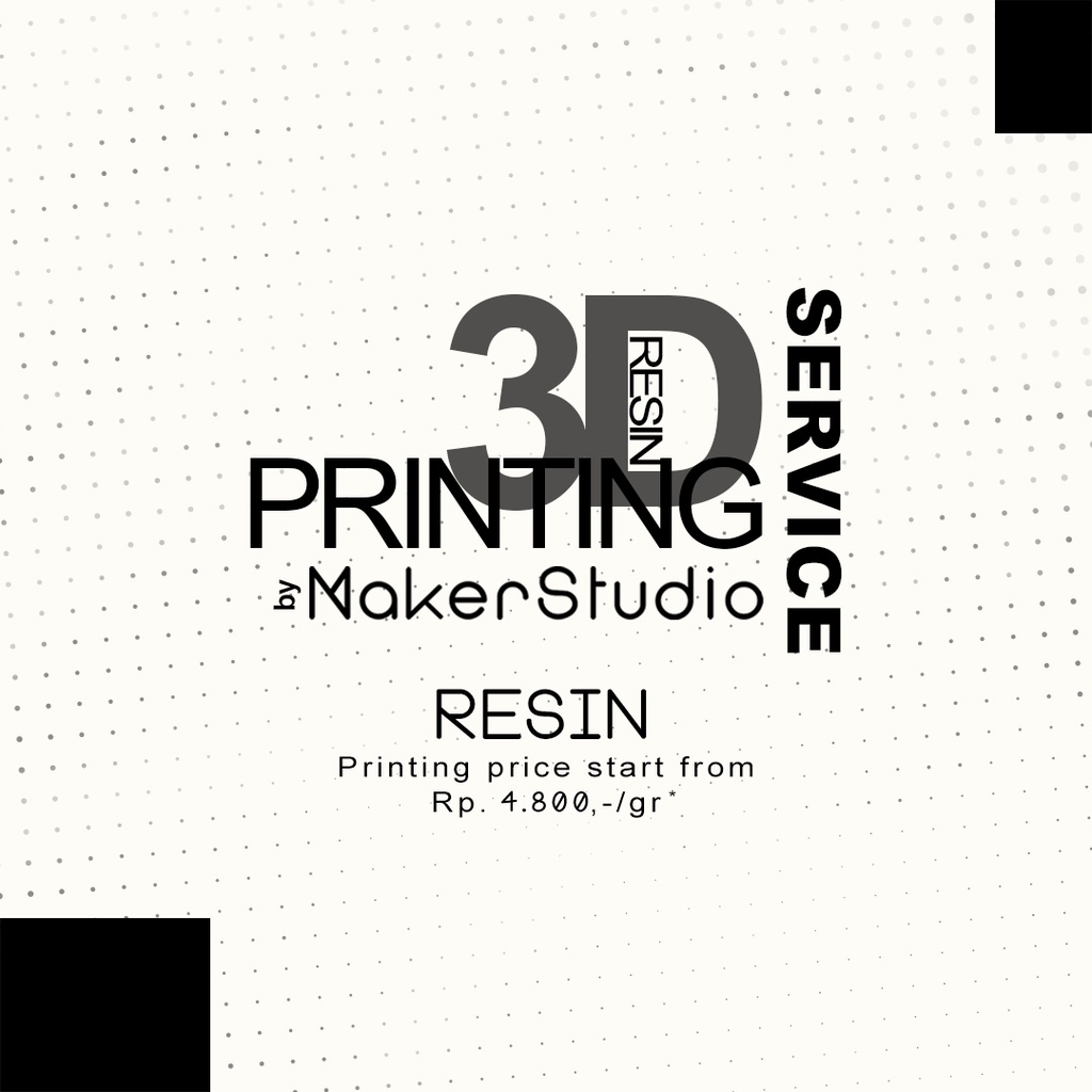 Jual Jasa Custom 3D Printing Resin / Printer 3D / Bahan Resin / DLP SLA ...