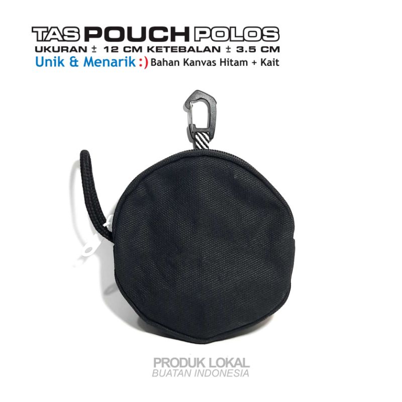 Jual Tas Pouch Polos Bahan Kanvas - Travel Pouch | Shopee Indonesia