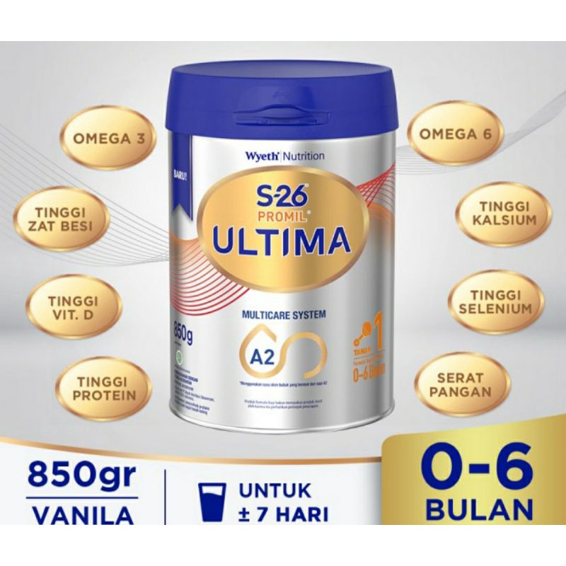 Jual Susu S-26 Ultima Gold Tahap 1 0-6 Bulan Tahap 2 6-12 Bulan Tahap 3 ...