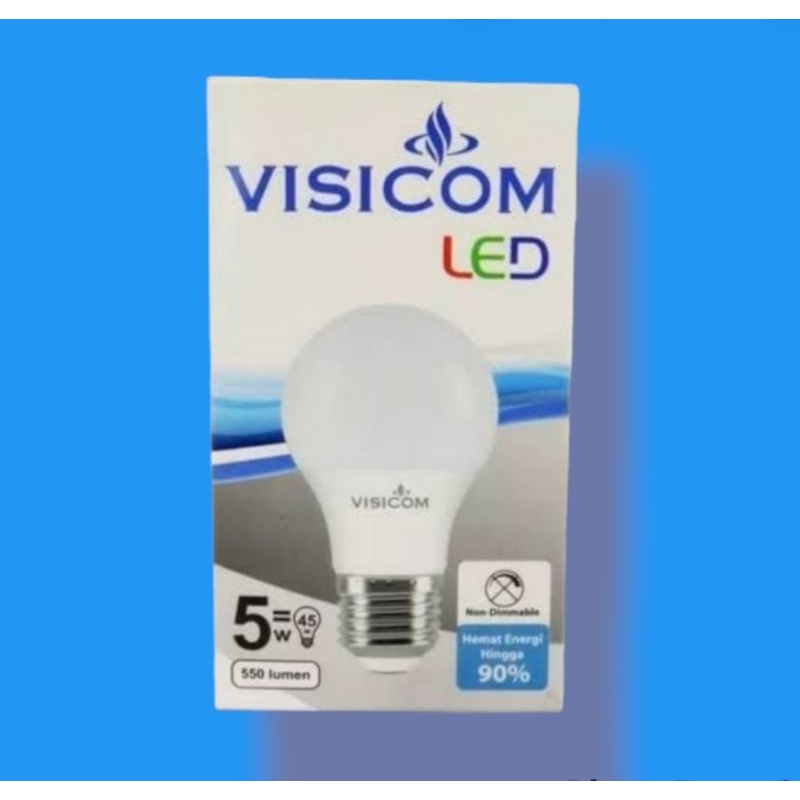 Jual lampu visicom led 5 watt bulb | Shopee Indonesia
